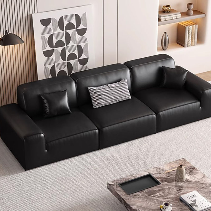 Italian light luxury comfortable office sofa 29.1 H x 106.3 W x 38.6 D 4